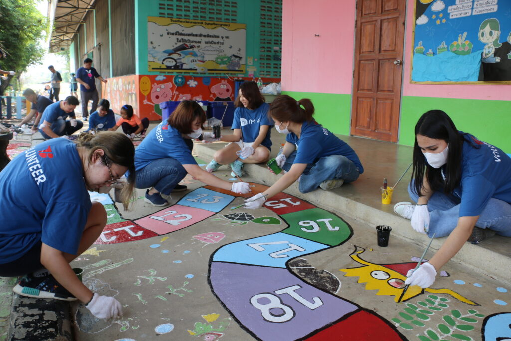 TBAS School Painting Activity in 2024 - Toyota Boshoku Asia Co., Ltd.